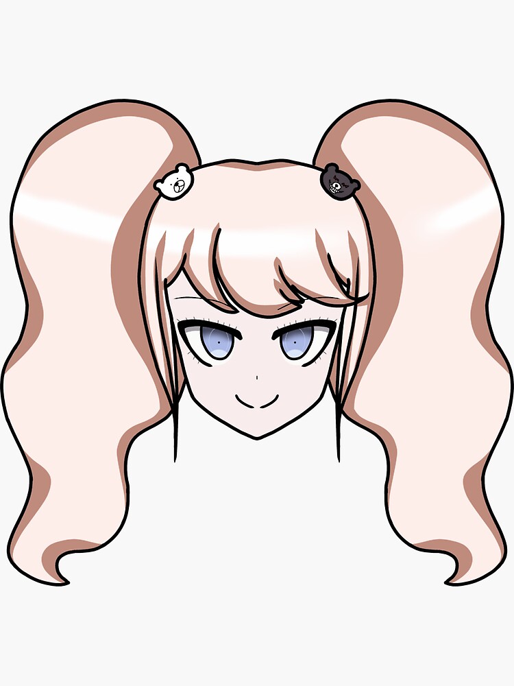 "Junko Enoshima " Sticker by LemonLeafRain | Redbubble