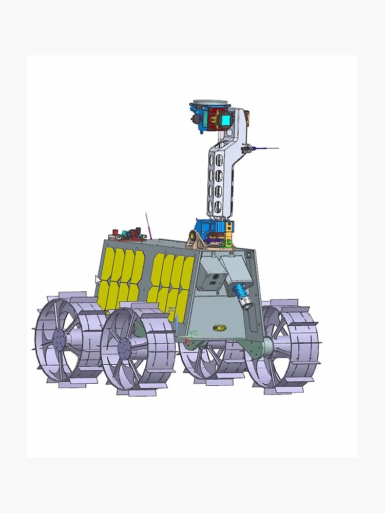 "Rashid Lunar Rover - UAE" Sticker for Sale by thembfamily | Redbubble