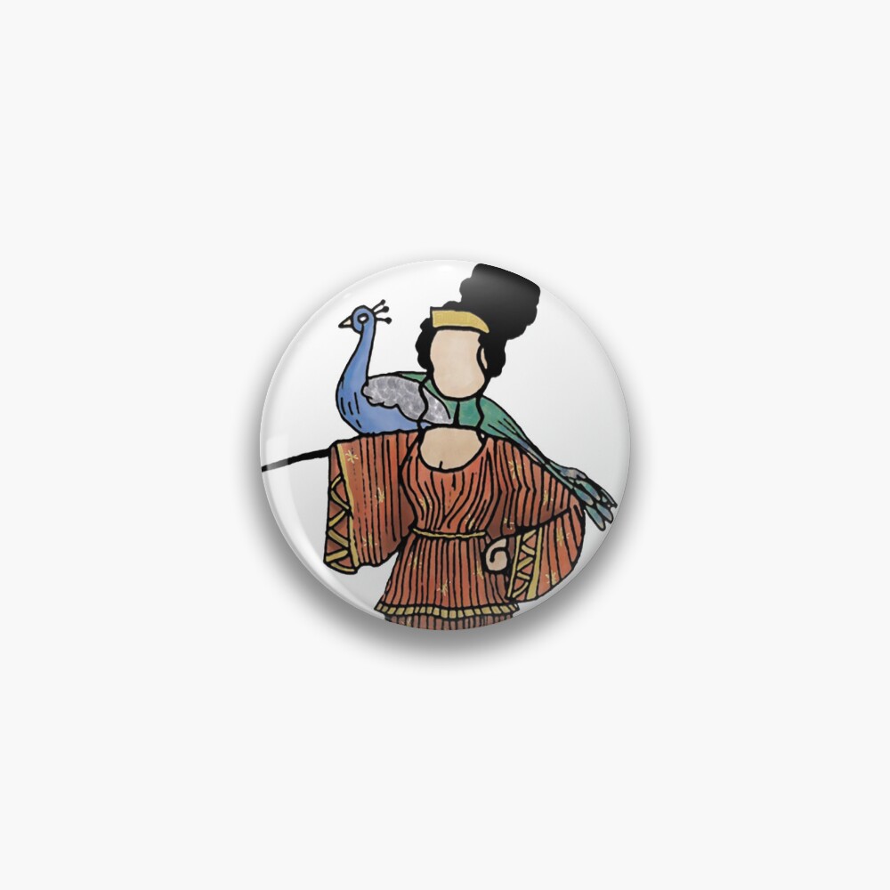 "Greek Myth Comix - Hera and her cuckoo and peacock" Sticker for Sale ...