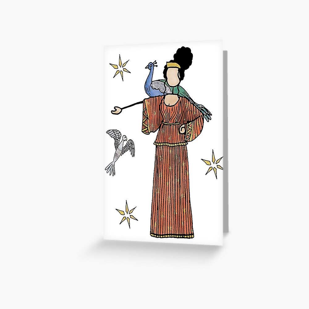 "Greek Myth Comix - Hera and her cuckoo and peacock" Sticker for Sale ...