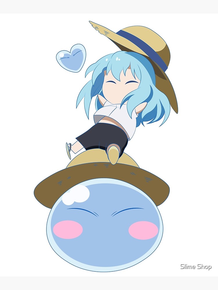 "Slime Diaries Tensura Nikki Sunhat Rimuru" Photographic Print by ...