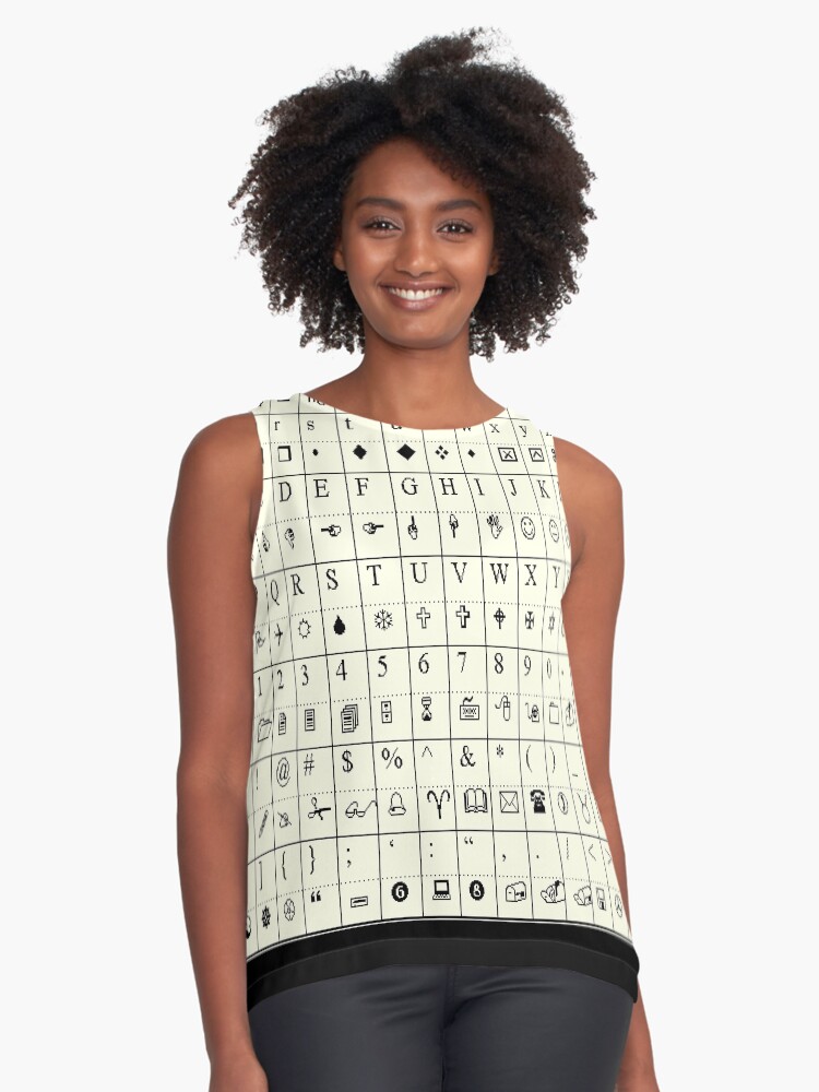 "Wingdings Alphabet" Poster for Sale by Schka | Redbubble