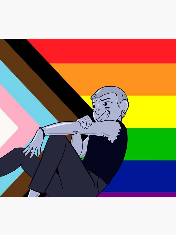 Pegatina Lake Infinity Train Orgullo Lgbtq De Ziviebug Redbubble