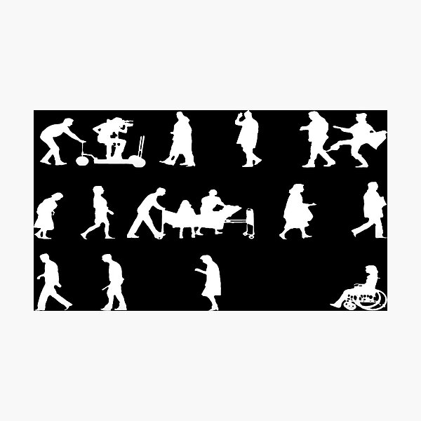 Lámina fotográfica «En De Gloria Figuren 2 - Woestijnvis - Jan Eelen ...