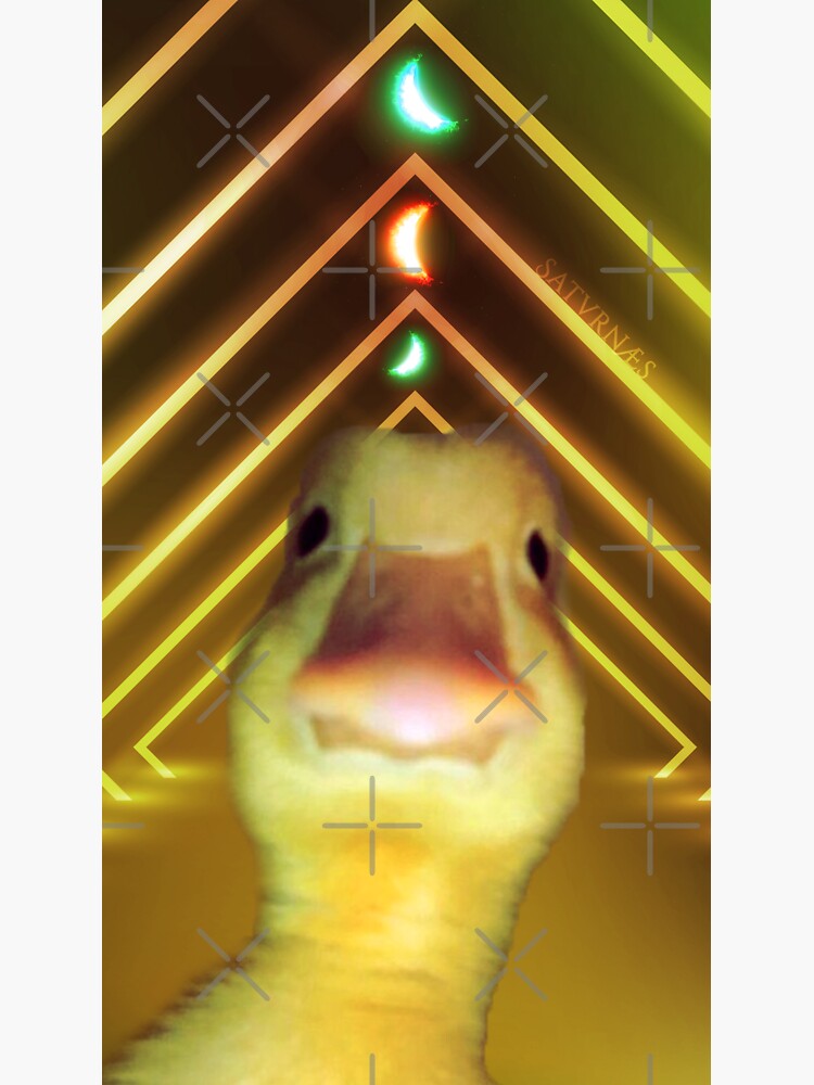 Pegatina «Meme Duck Facetime Animales» de lanssk | Redbubble