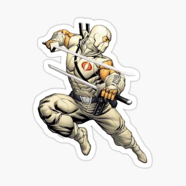 "Cobra Storm Shadow Sticker" Sticker for Sale by aliberalino | Redbubble