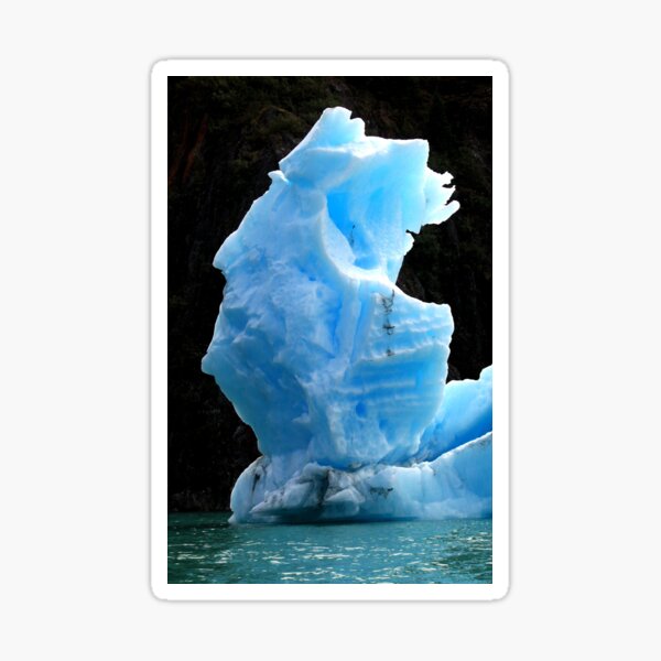 "Big Blue Iceberg " Sticker by hewn505 | Redbubble