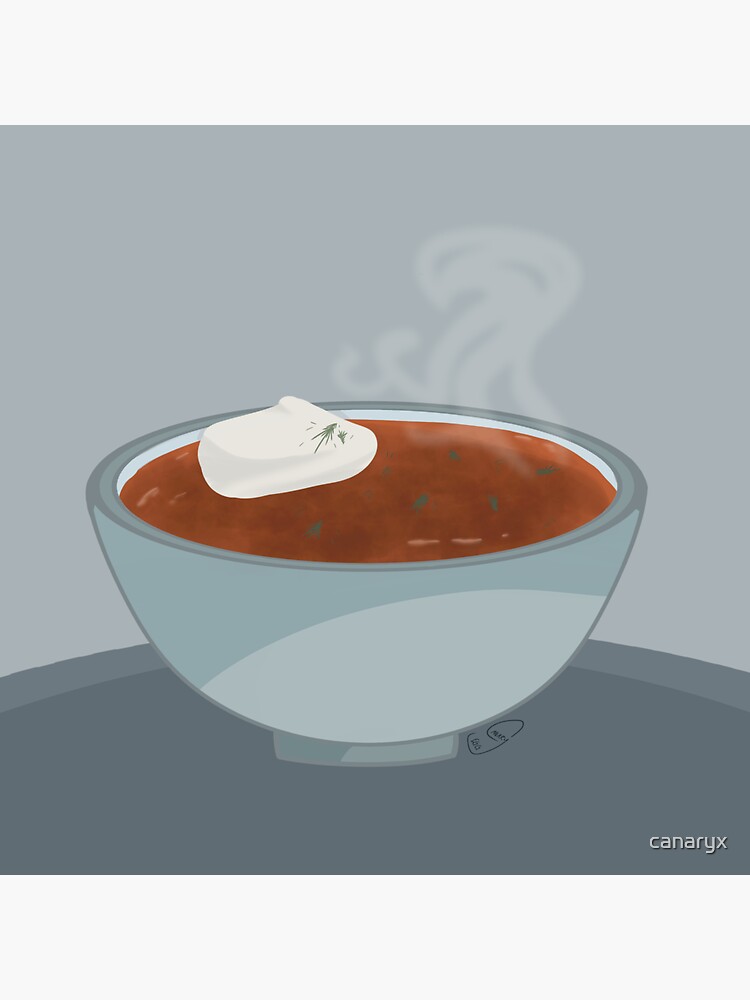 "Borscht" Sticker by canaryx | Redbubble