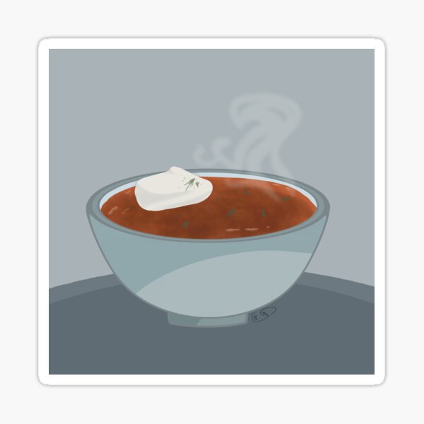 "Borscht" Sticker for Sale by canaryx | Redbubble