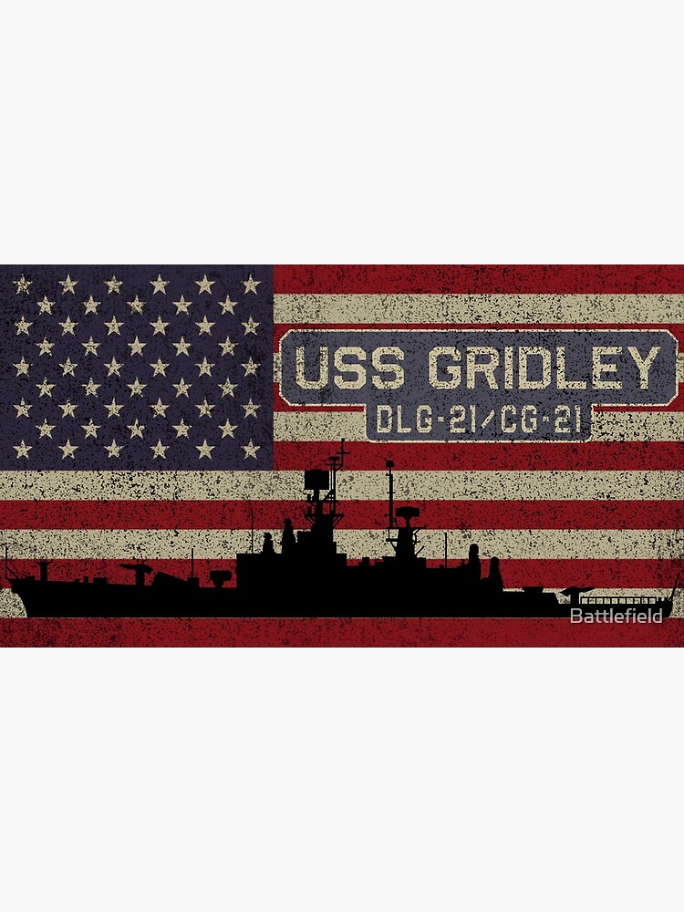 "USS Gridley DLG-21 Destroyer Frigate CG-21 Guided Missile Cruiser Ship ...