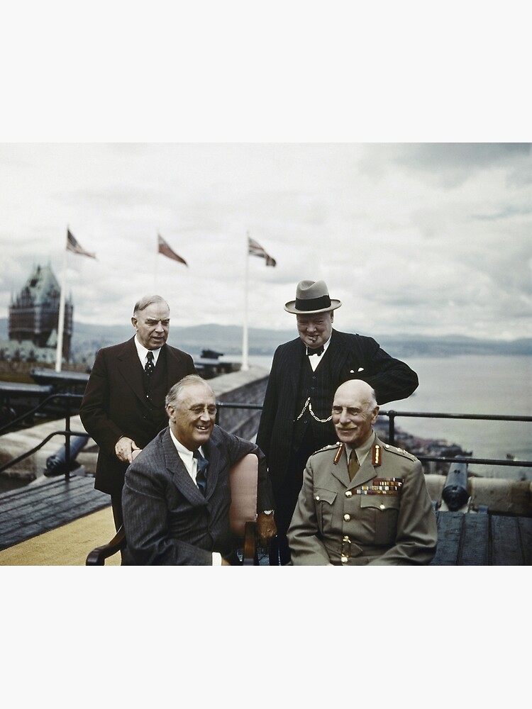 "Roosevelt - Churchill - King - Cambridge - Quebec Conference 1943 ...