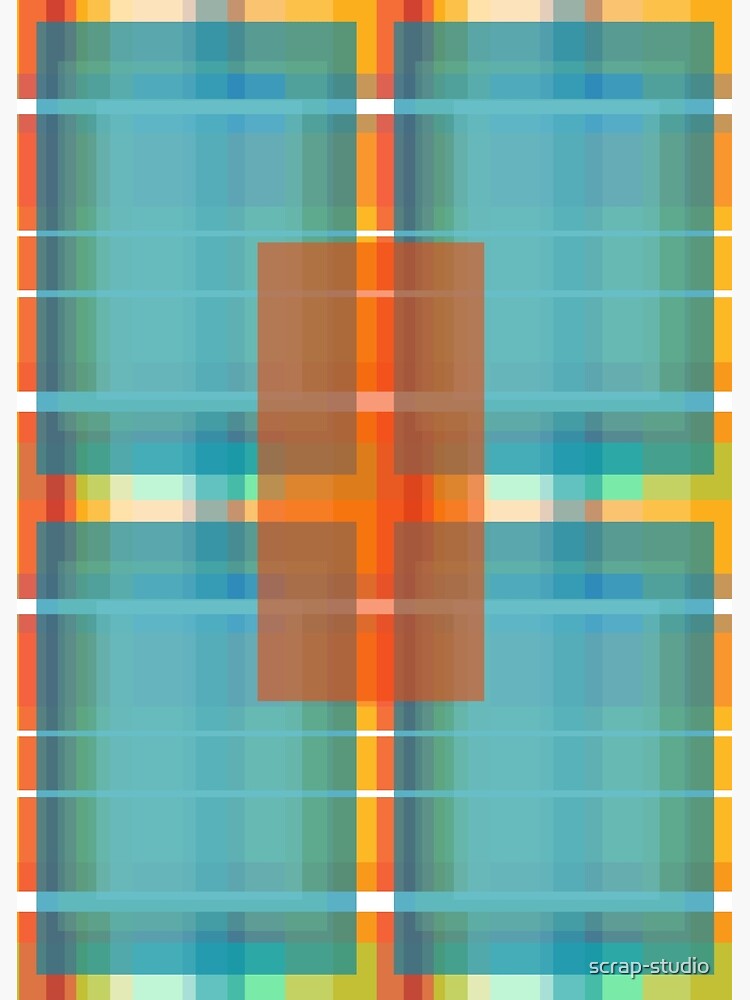 Póster «Cuadrantes de cuadrícula superpuestos de teoría del color azul ...