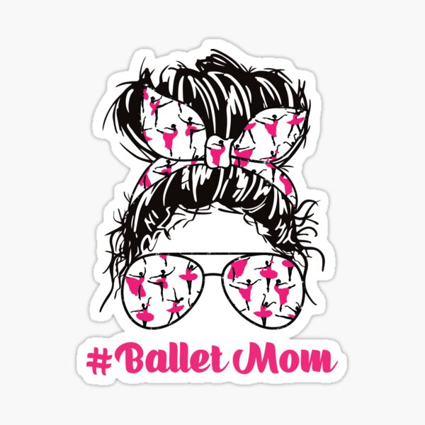 "Ballet Dancer Ballerina Messy Bun Hair For Dance Mom | Ballet Mom ...