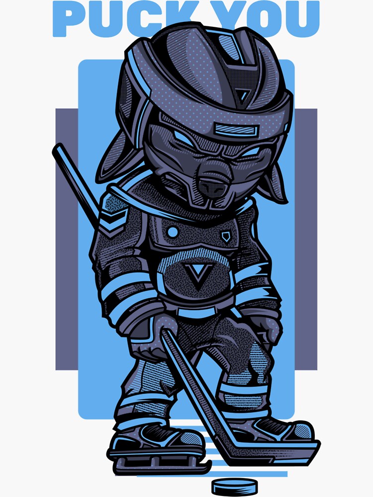 "Puck You" Sticker for Sale by LIGHT-THE-LAMP | Redbubble
