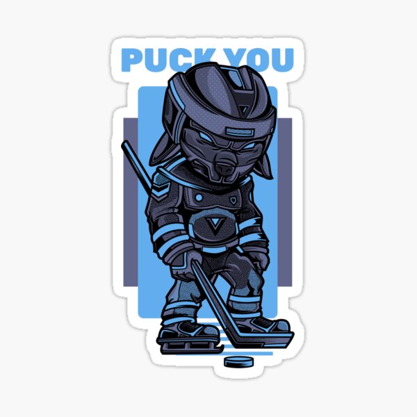 "Puck You" Sticker for Sale by LIGHT-THE-LAMP | Redbubble