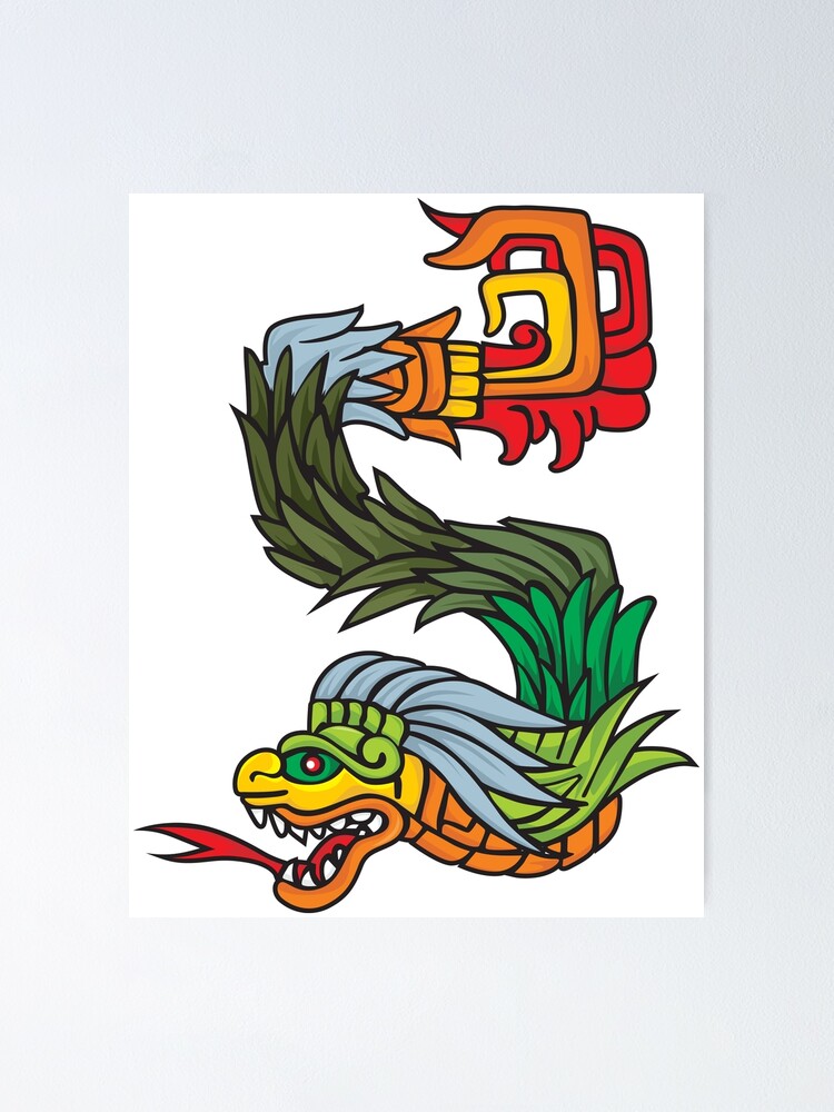 Póster «Dragón maya» de OpenSkyDesigns | Redbubble