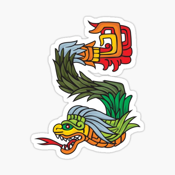 "Mayan dragon" Sticker for Sale by OpenSkyDesigns | Redbubble
