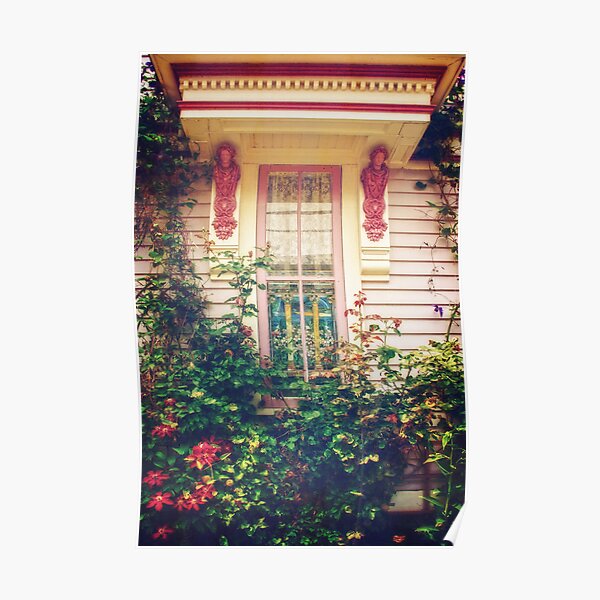 "Victorian Cottage Window" Poster for Sale by dafotos | Redbubble