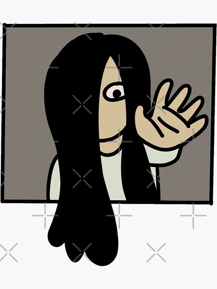 "Little sadako" Sticker for Sale by swizzlelolly | Redbubble