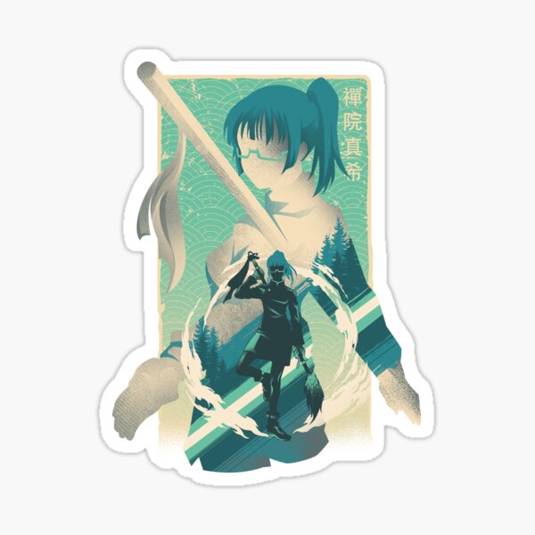 "Master Weapon Maki Zenin" Sticker by Heisenburgerz | Redbubble