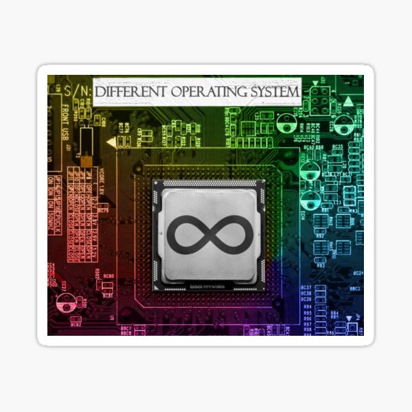 "Neurodiversity - Different Operating System" Sticker by L-Cash | Redbubble