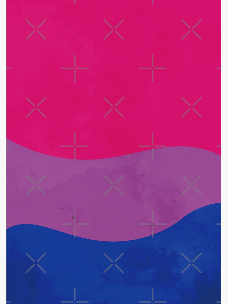 "Bisexual Pride Flag Gift, Bi identity pride flag , Abstract Minimalism ...