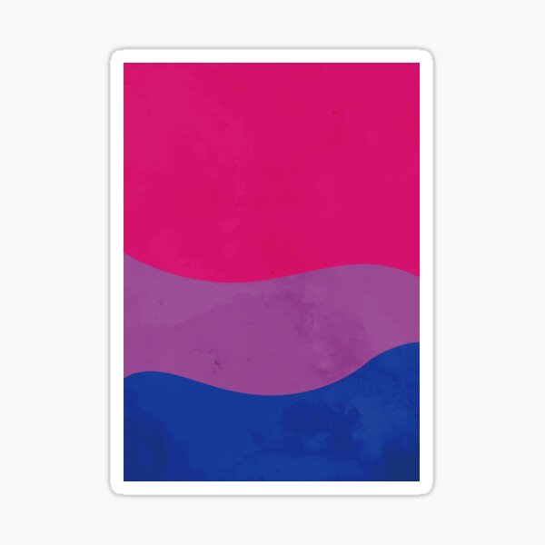 "Bisexual Pride Flag Gift, Bi identity pride flag , Abstract Minimalism ...