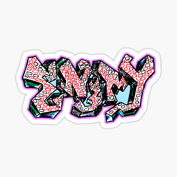 "Enemy | Graffiti- Street Art" Sticker for Sale by ARTizan-kafasi ...