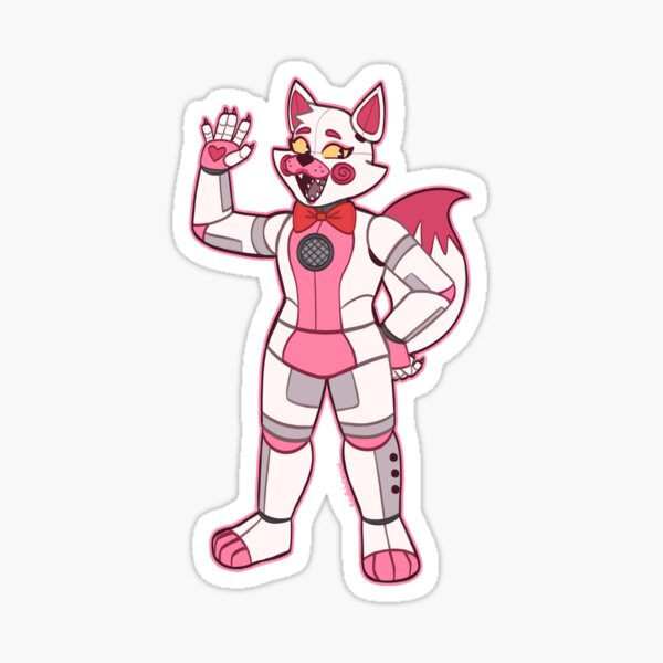"Funtime Foxy" Sticker for Sale by T-rashbin | Redbubble