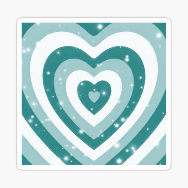 "y2k blue heart design" Sticker for Sale by cemerchant | Redbubble