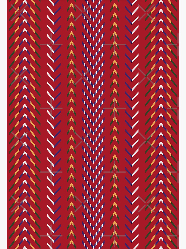 "Native Métis Sash - Arrow Belt" Sticker for Sale by alexaldridge ...