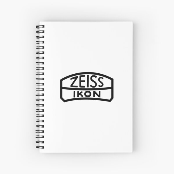 "Zeiss Ikon Logo - Black" Spiral Notebook by 3zframes | Redbubble