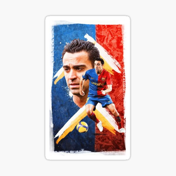 "Wallpaper Xavi Art" Sticker by santahoky90 | Redbubble