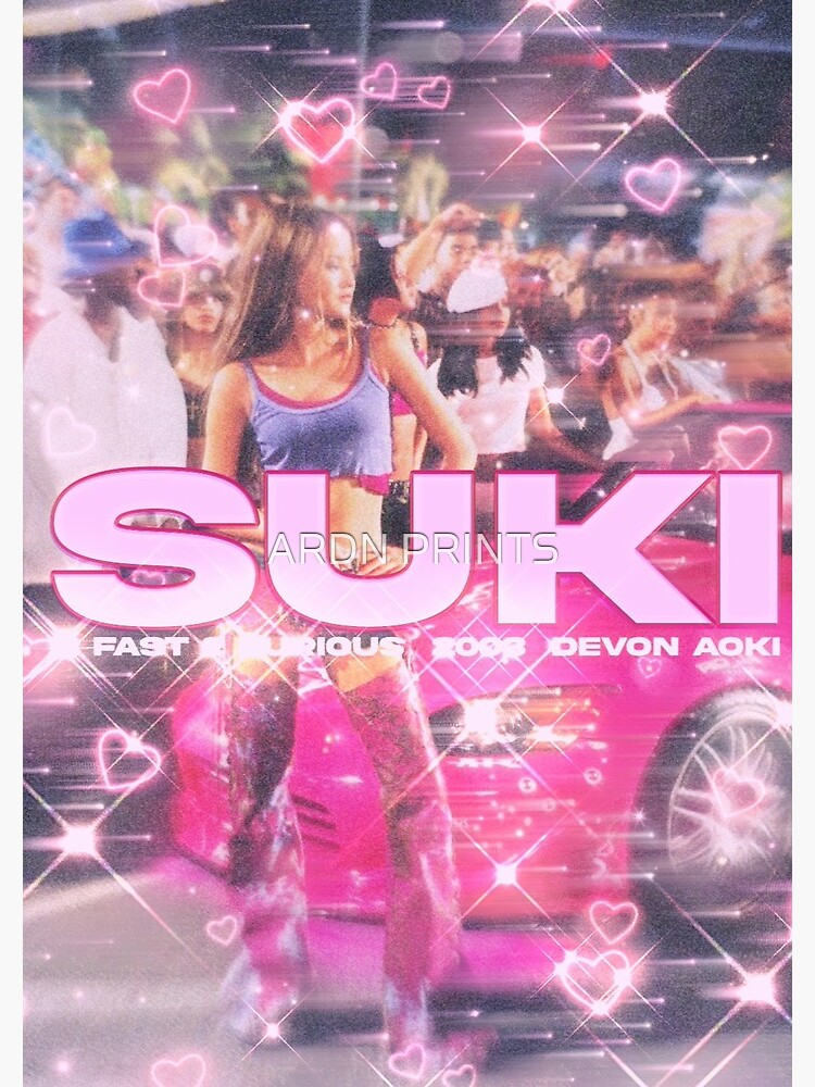 ""SUKI" - 2 FAST 2 FURIOUS | V2" Spiral Notebook for Sale by beas ...