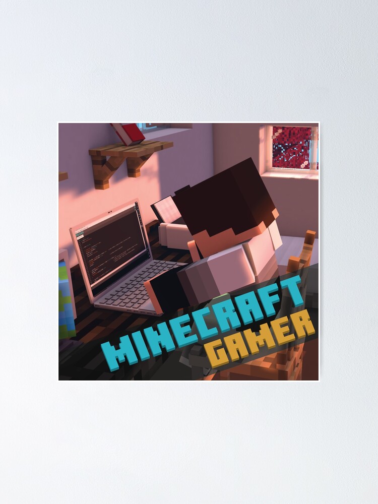 "My Minecraft Gamer" Poster by slvdesign | Redbubble