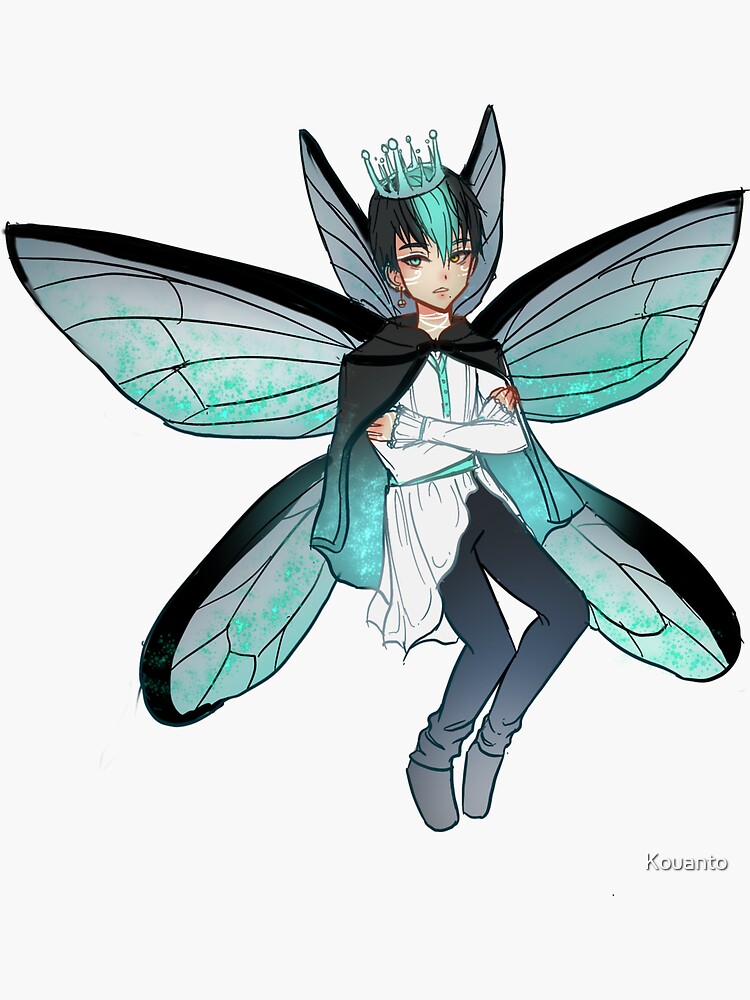 "Pixie anime boy" Sticker for Sale by Kouanto | Redbubble