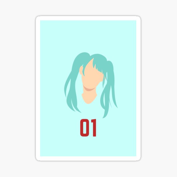 "Hatsune Miku 01 vocaloid design" Sticker for Sale by SUGARKN1VES ...