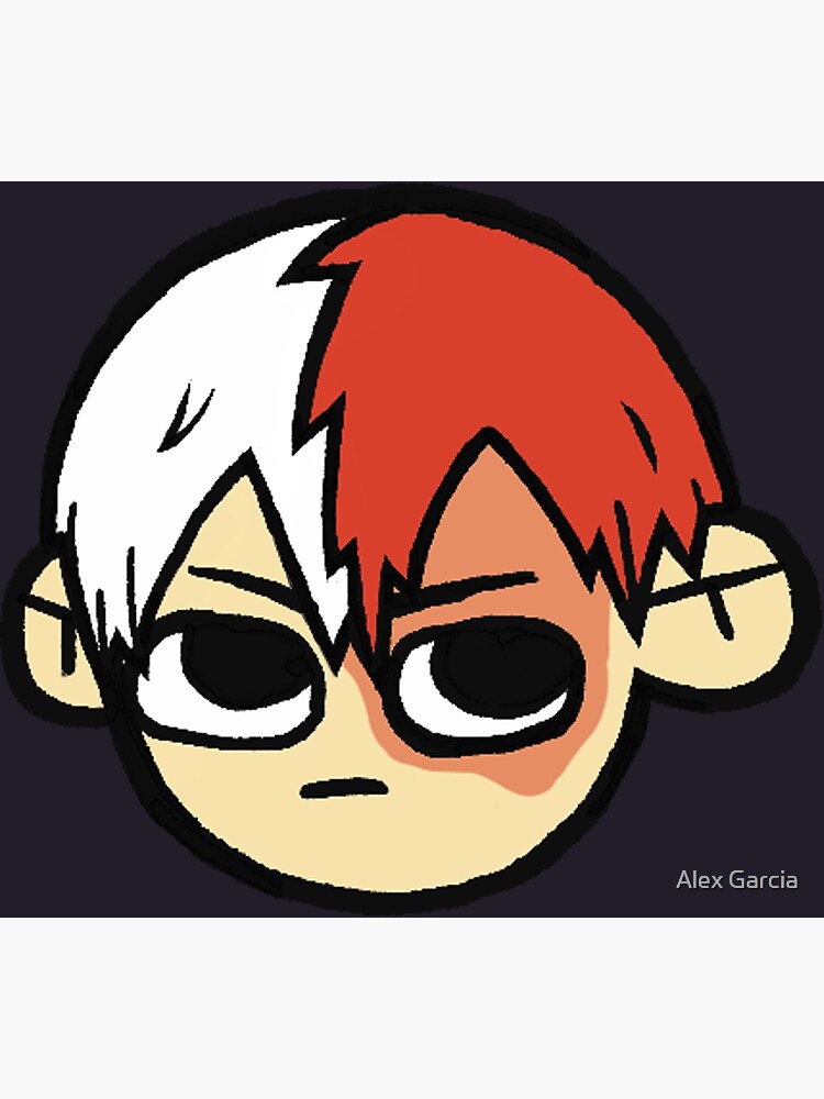 "Shoto Todoroki Doodle" Art Print by AlexGarcia-Art | Redbubble