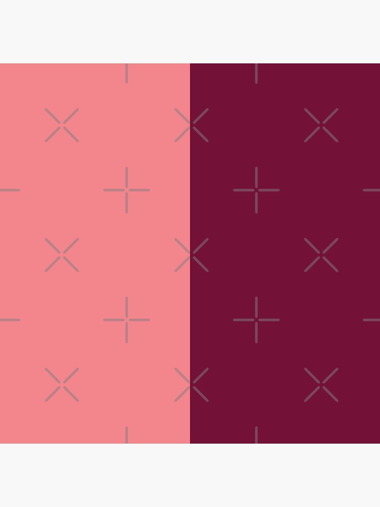 "Maroon and Salmon Solid Color" Sticker for Sale by PabloPatterns ...