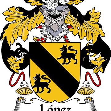 "Lopez Coat of Arms/Family Crest" Canvas Print for Sale by ...