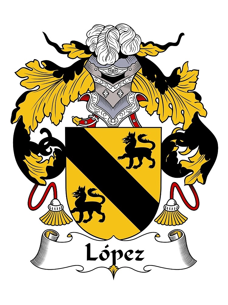 "Lopez Coat of Arms/Family Crest" Drawstring Bag for Sale by ...