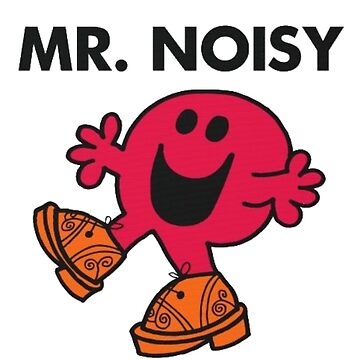 "Mr Noisy" Sticker for Sale by jeacam | Redbubble