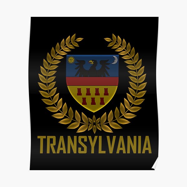 "Transylvania Golden Coat Of Arms " Poster for Sale by T-warrior ...