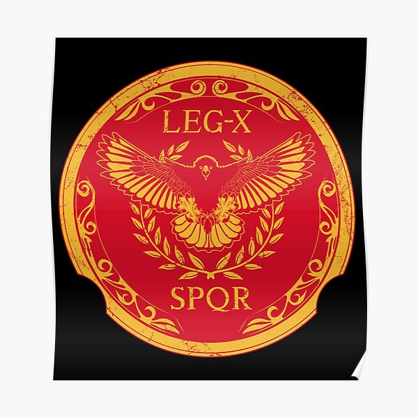 "SPQR" Poster by NicGrayGraphic | Redbubble