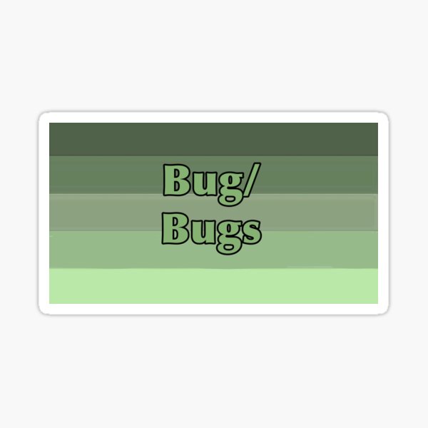 "Bug/Bugs Pronoun Flag" Sticker for Sale by Ferallbrand | Redbubble