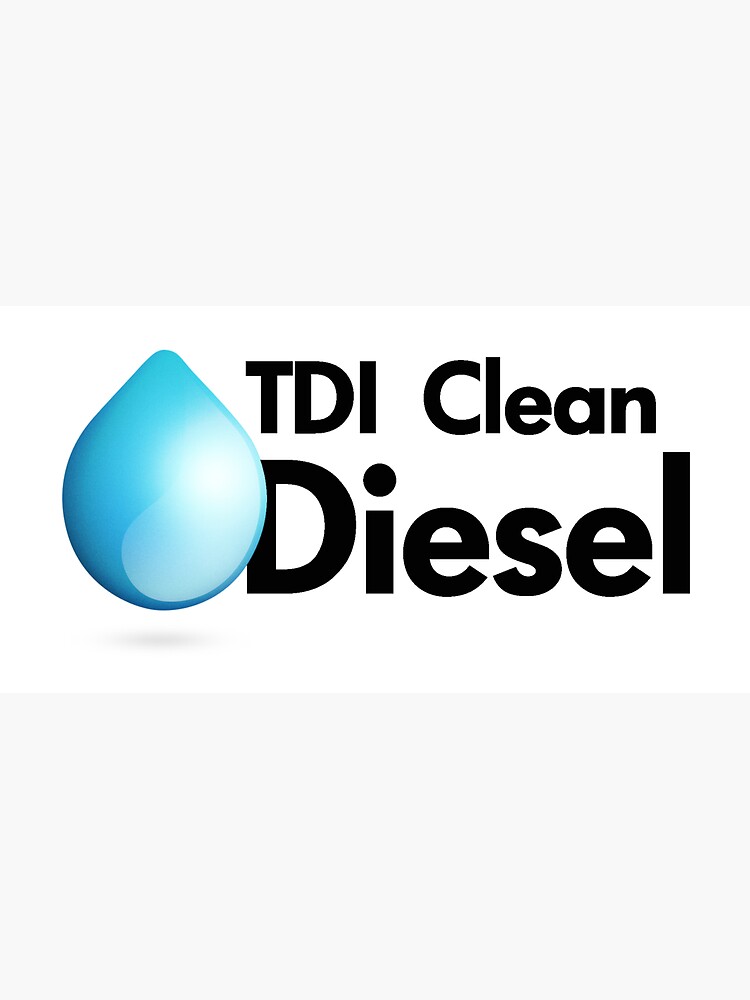 "TDI Clean Diesel" Sticker for Sale by CascadeFlo | Redbubble