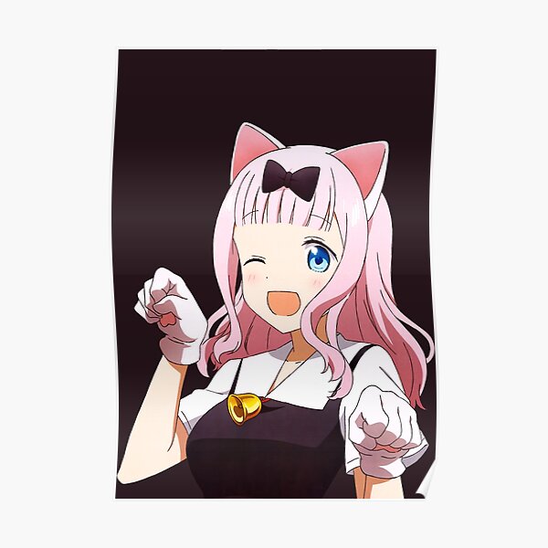 "Cat Chika Fujiwara" Poster by unlimiteduchiha | Redbubble