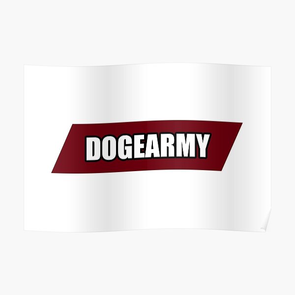 "doge army patch" Poster for Sale by franckreporter | Redbubble