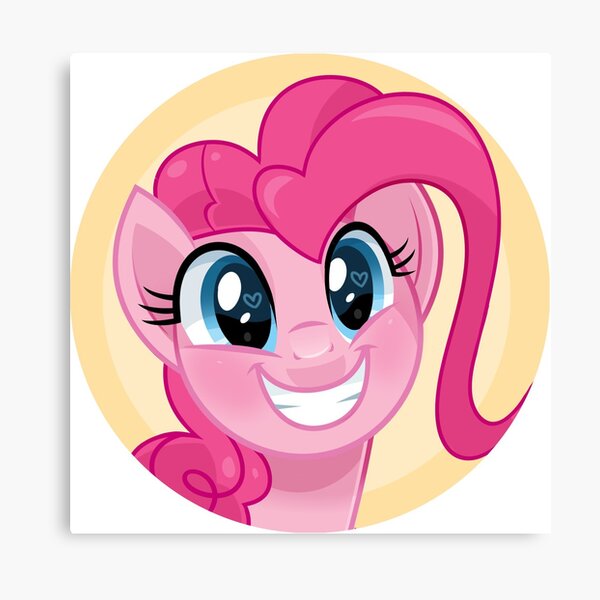 "Pinkie Pie" Canvas Print for Sale by Wickle | Redbubble