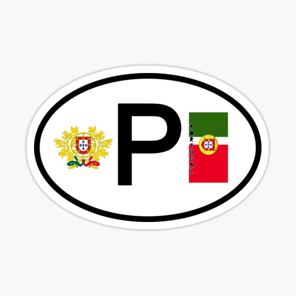 "Portugal country code vehicle registration " Sticker for Sale by HAKVS ...